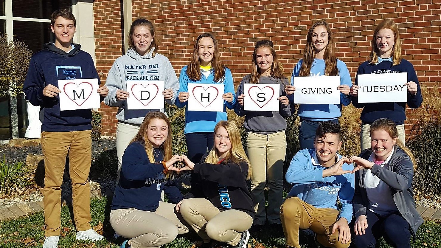 Giving Tuesday – Students | Mater Dei Catholic High School - Breese, IL