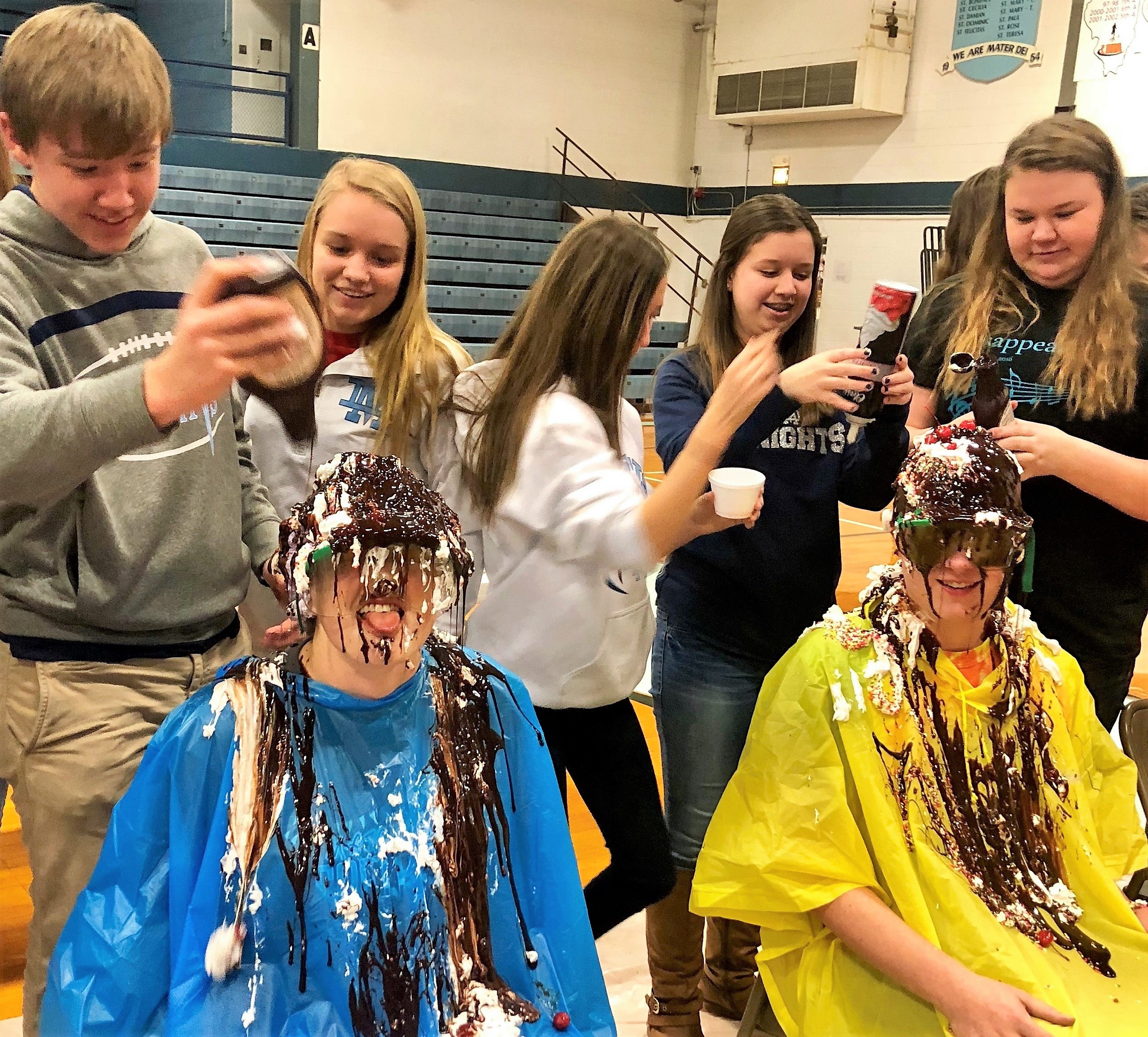 Human Sundae Challenge Raises $2,143.15 - Mater Dei Catholic High ...